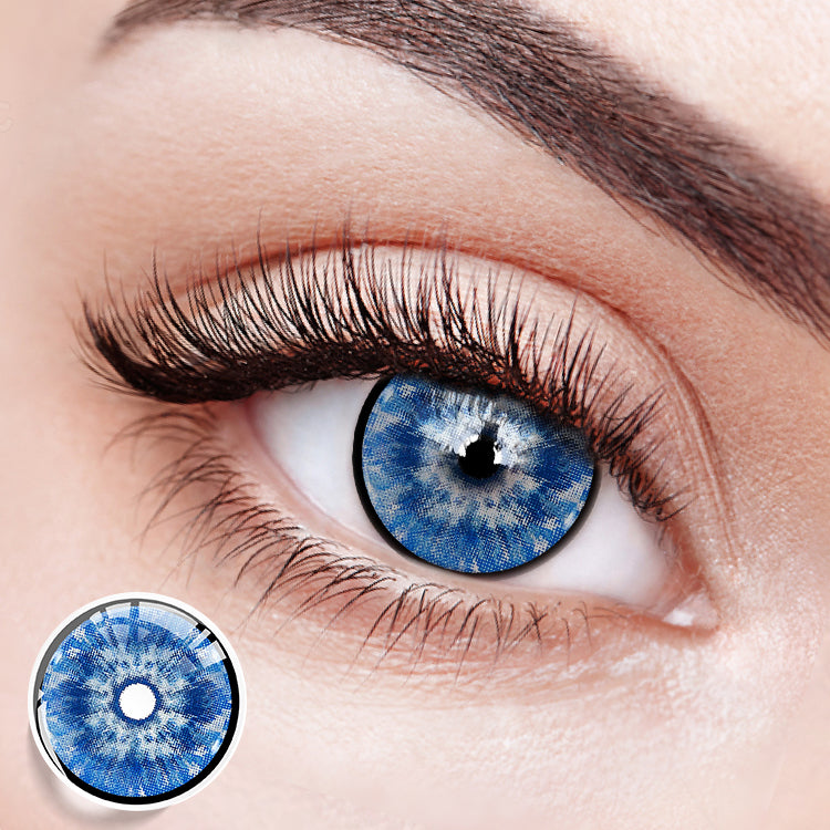 Icy Blue Shard Contact Lenses | Cosplay | Halloween – EYESFAV