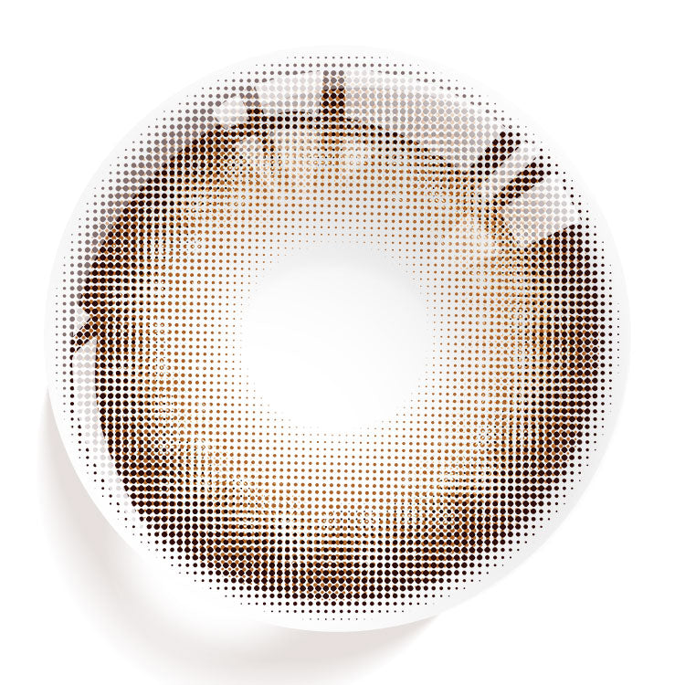 【Prescription】Rime Brown Colored Contact Lenses | Netural Vibes – EYESFAV