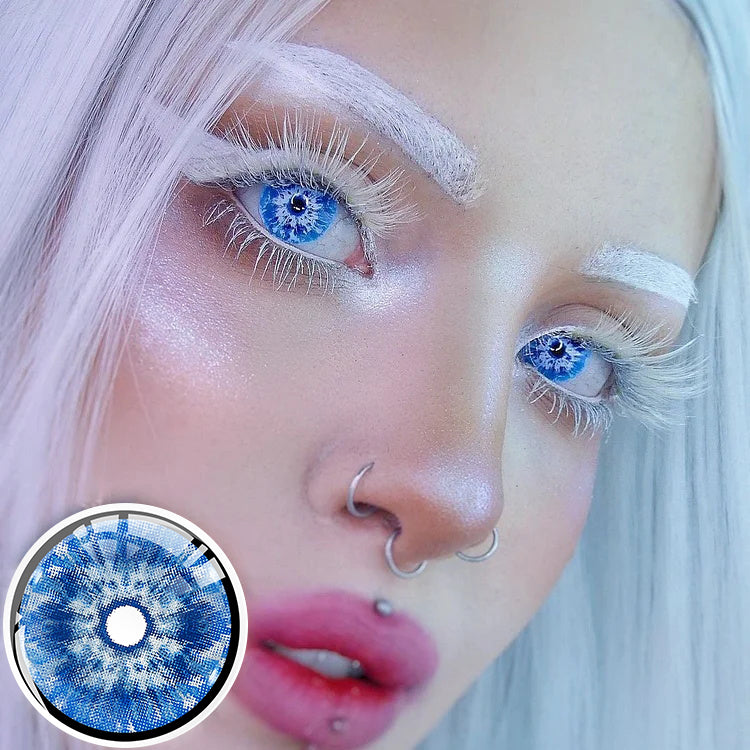 Icy Blue Shard Contact Lenses | Cosplay | Halloween – EYESFAV