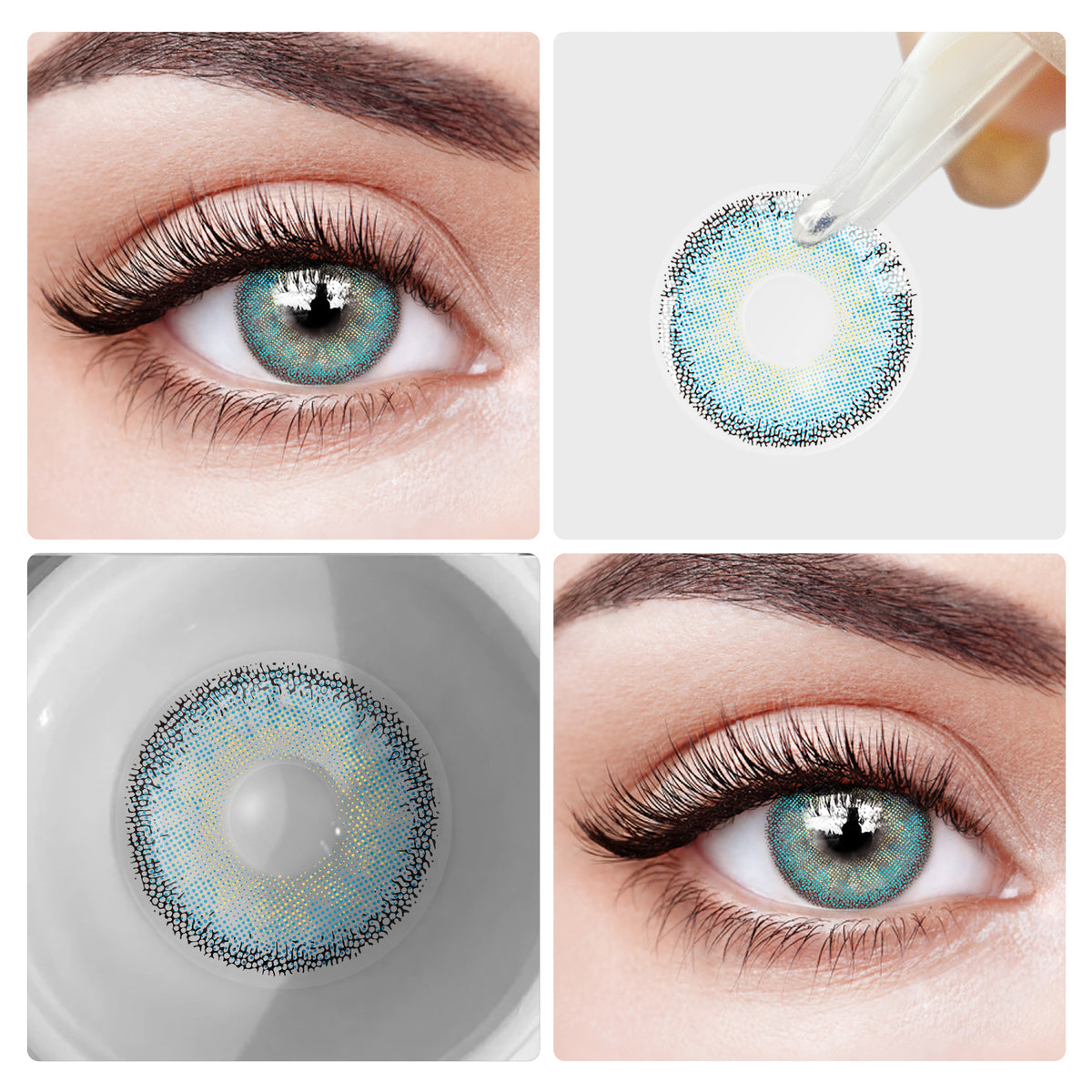 MV Blue Colored Contact Lenses – EYESFAV